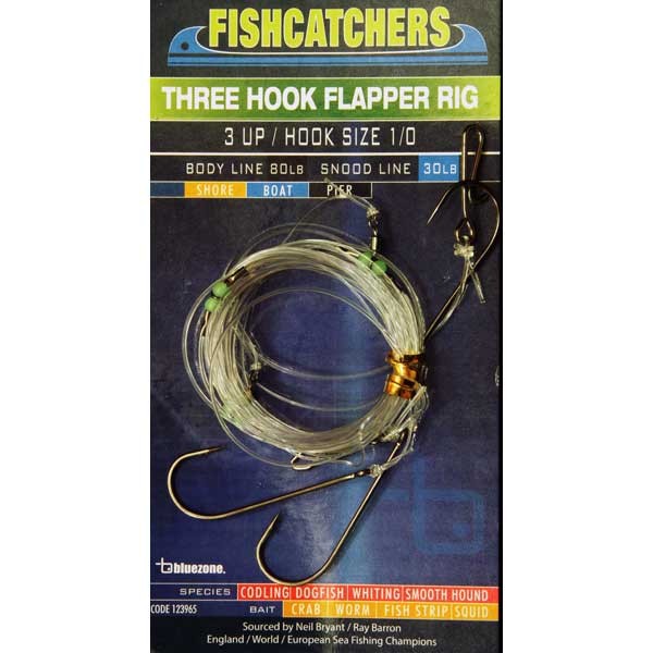 Fishcatcher 3 Hook Flapper Rig 1 – Bluezone Fishing
